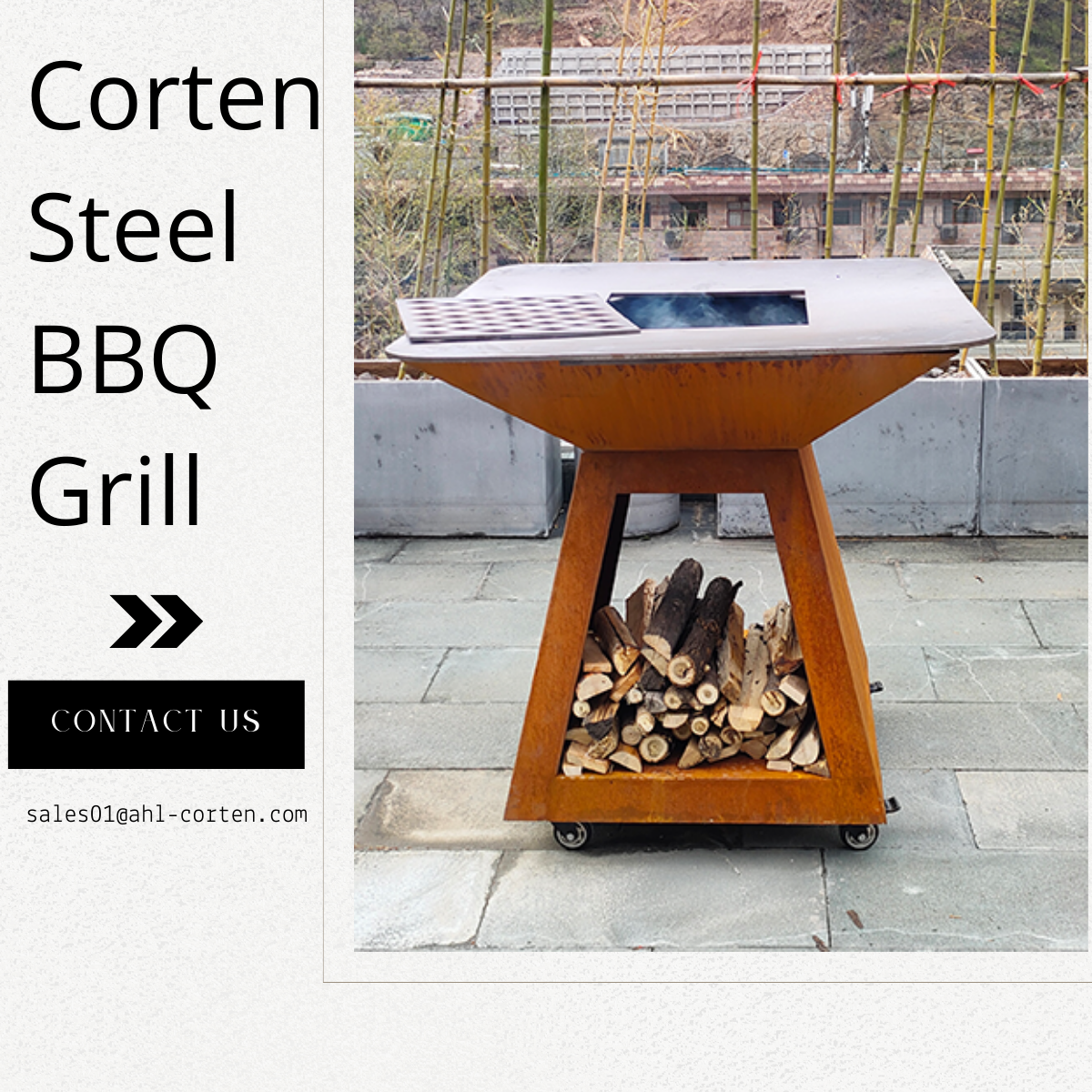 5 Must-See Corten Steel BBQ Grill Designs for Your Outdoor Kitchen