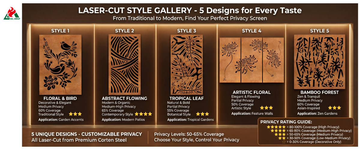 Are Corten Laser-Cut Screens Good for Backyard Privacy?